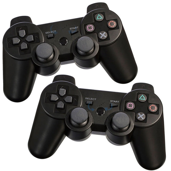 PS3 Playstation Wireless Bluetooth Game Controller Remote Black / Red ...